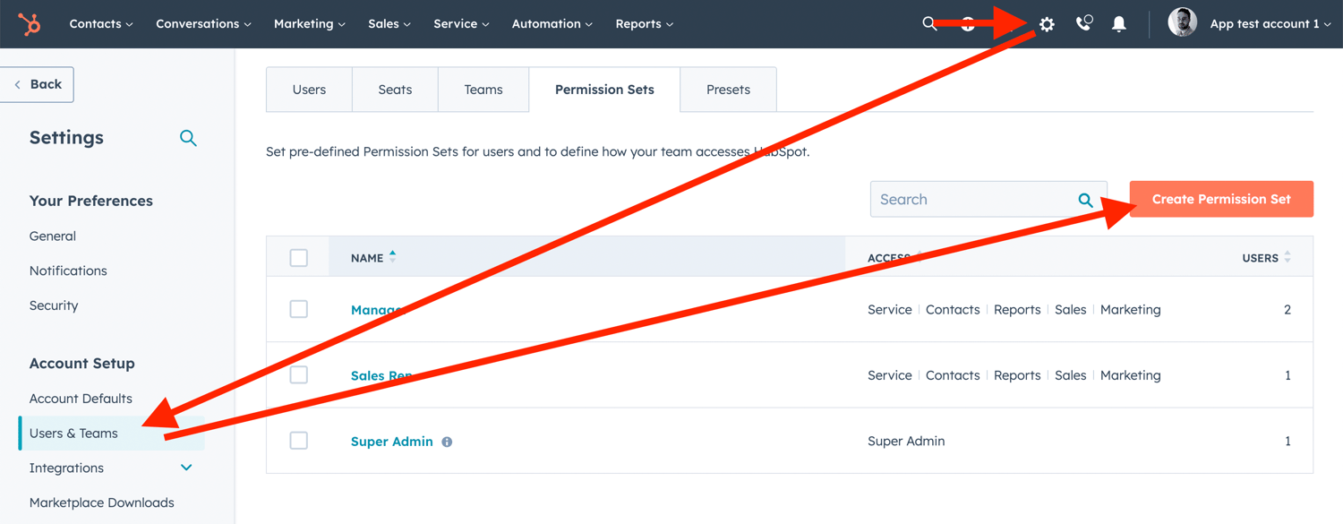 Stay in control of your HubSpot data by managing teams and permissions