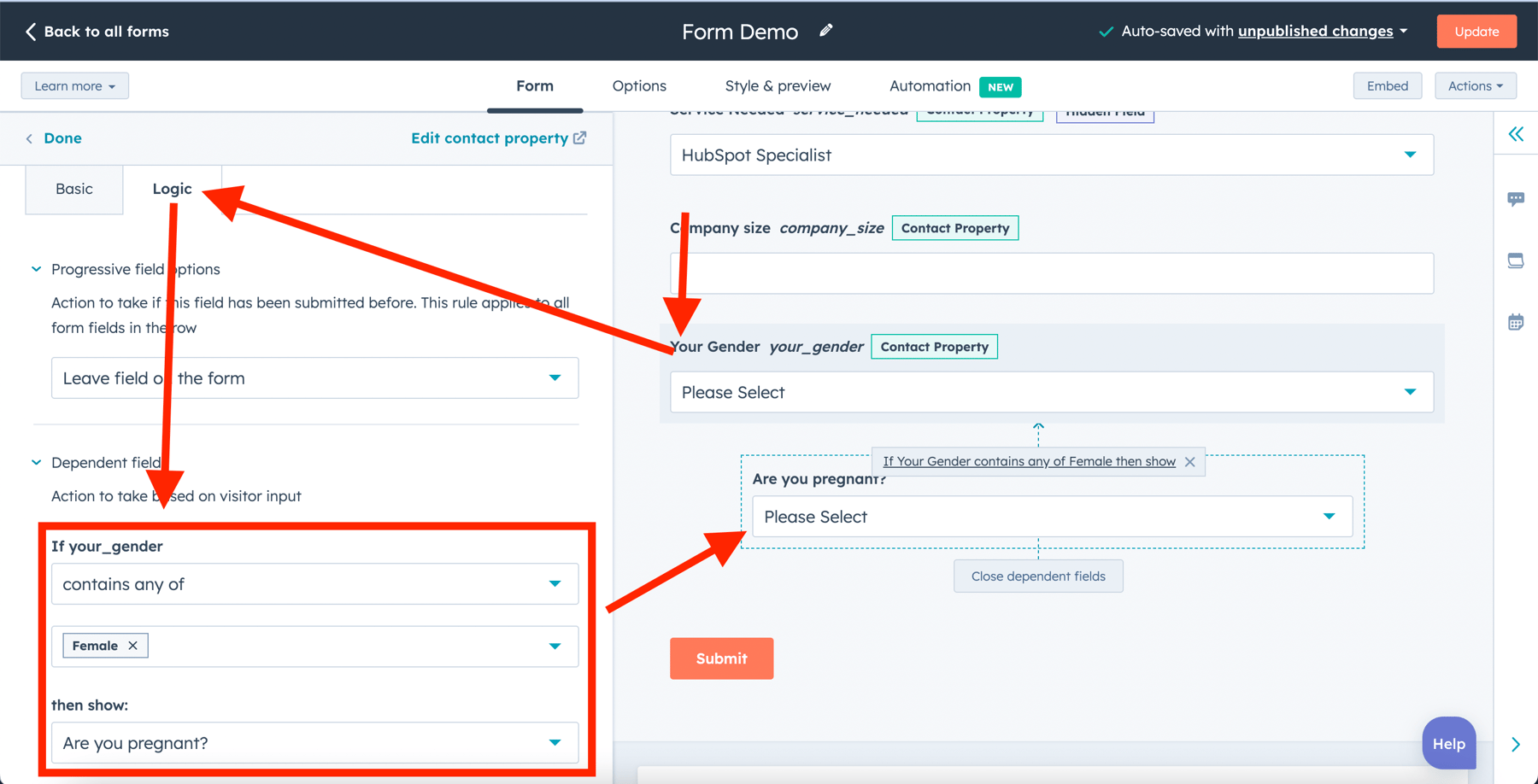 How to build smart and optimized HubSpot Forms