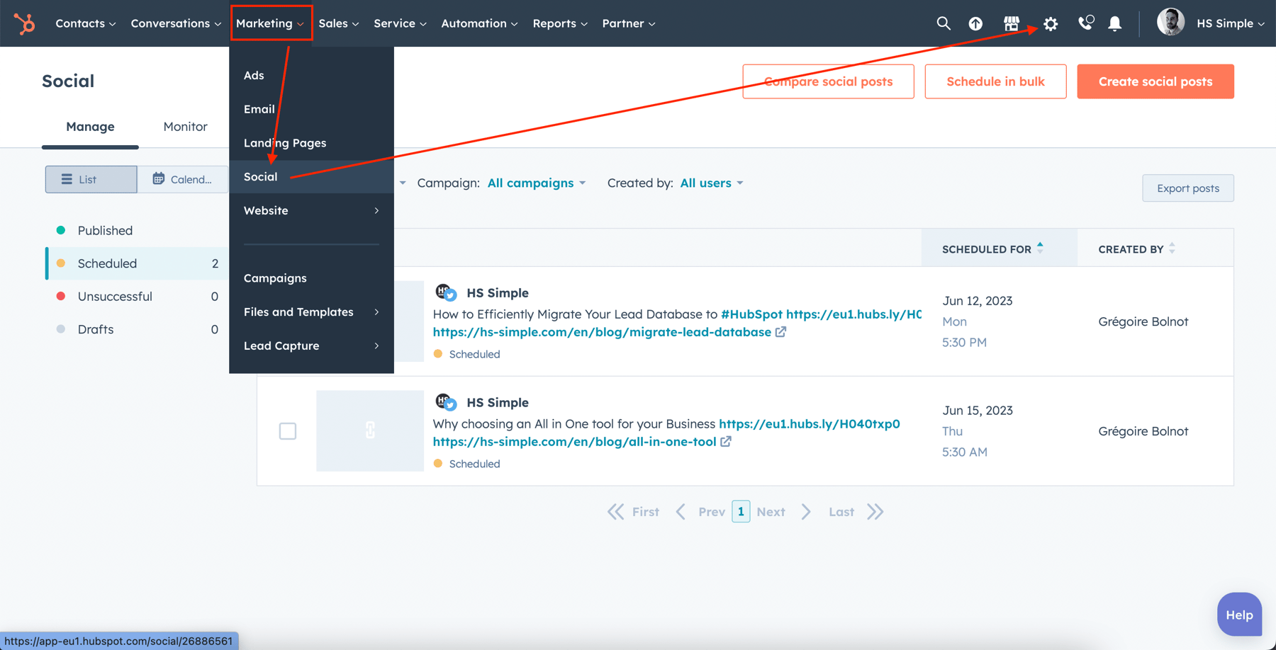 Maximize your social media impact with HubSpot